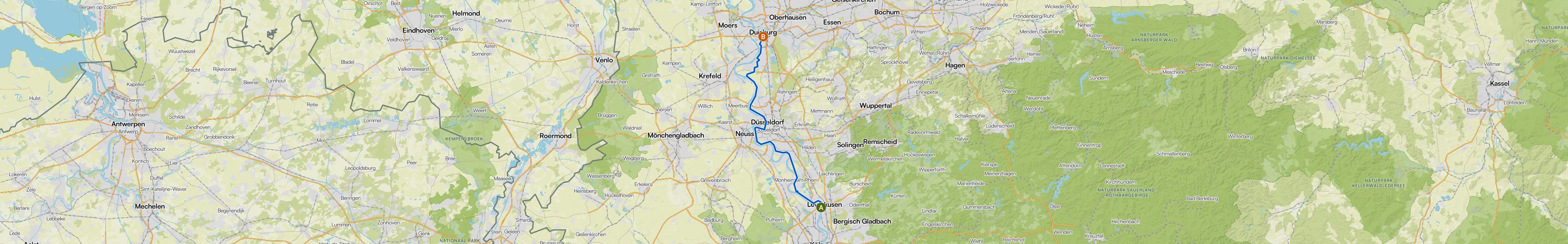 Der Rheinradweg — Von der Quelle an die Nordsee | Fahrrad-Collection ...